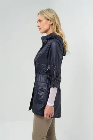 Anatomie Ramona Windbreaker Jacket - Navy