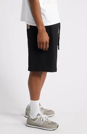 Carhartt Work In Progress Floyde Relaxed Fit Twill Shorts - Black Garment Dyed