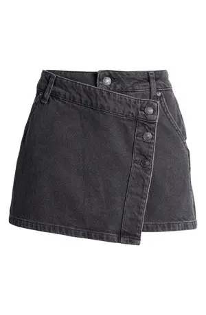 Free People Wynne Wrap Mini Skirt