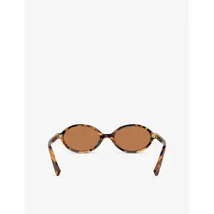 Miu Miu Mu 04zs Oval Sunglasses