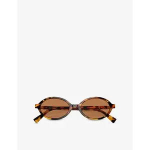 Miu Miu Mu 04zs Oval Sunglasses