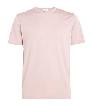 Sunspel Supima Cotton T-shirt Pink