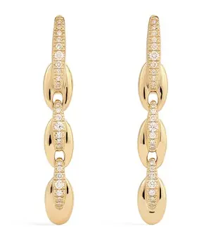 Melissa Kaye Ada Drop Earrings - Gold