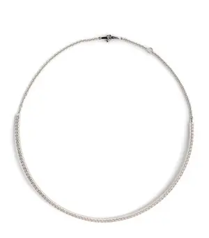Melissa Kaye Small Clara Diamond Necklace - White