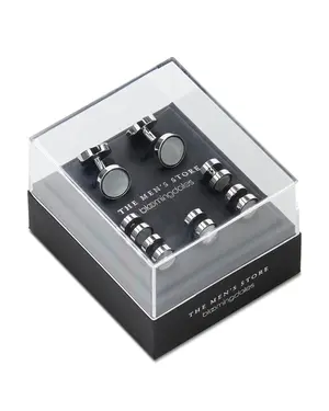 Bloomingdale'S Reversible Stud Cufflink Set Exclusive