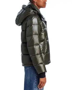 Aqua Exclusive Puffer Jacket - Military