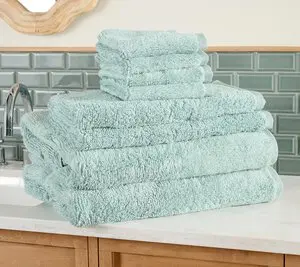 NORTHERN NIGHTS As Is Micro-cotton 8-pc Towel Set - One-color