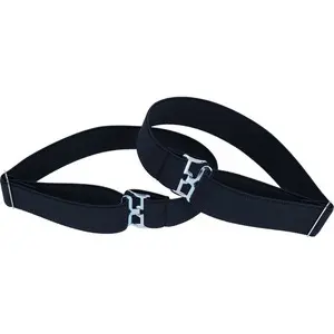Trafalgar Sutton Elastic Adjustable Armband Shirt Garters - Black