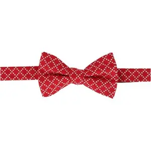 Trafalgar Rowan Geometric Pattern Bow Tie - Red