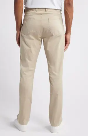 Johnston & Murphy Five-pocket Pima Cotton-blend Pants