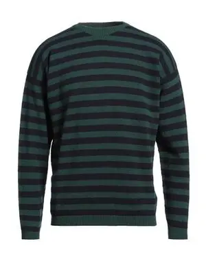 LARDINI Striped Sweater - Green