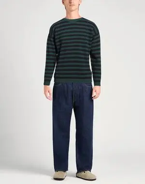 LARDINI Striped Sweater - Green