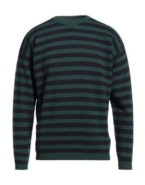LARDINI Striped Sweater - Green