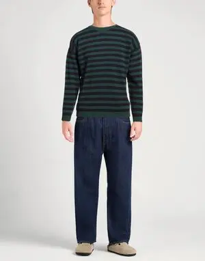 LARDINI Striped Sweater - Green