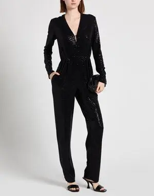 Maje Jumpsuit In Polyamide, Polyester, And Elastane