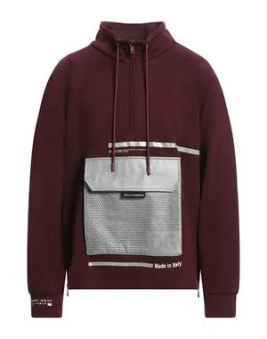 Dolce & Gabbana Cotton-blend Sweatshirt With Appliqués And Reflective Trims