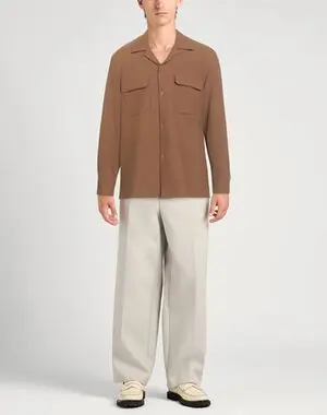 Sandro Shirt Camel Size Polyester, Viscose, Elastane - Beige