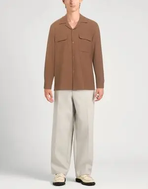 Sandro Shirt Camel Size Polyester, Viscose, Elastane - Beige
