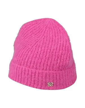 Sandro Knitted Beanie - Magenta