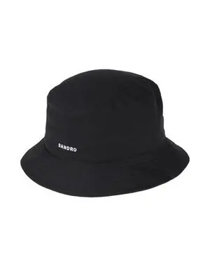 Sandro Gabardine Fisherman's Hat - Black