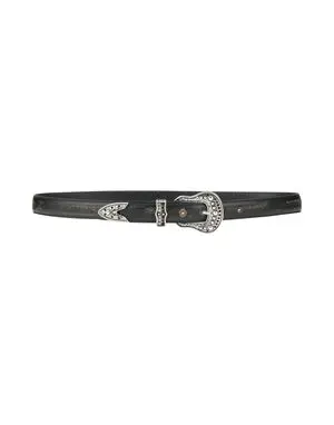 Sandro Leather Belt With Appliqués