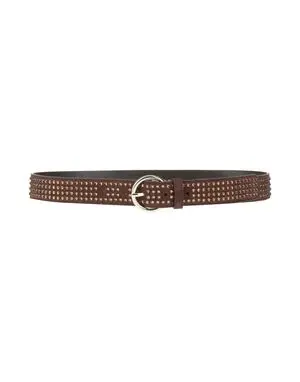 Sandro Cowhide Belt With Appliqués