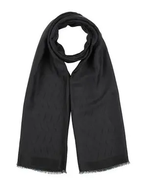 Emporio Armani Scarf Modal, Viscose, Cotton - Black