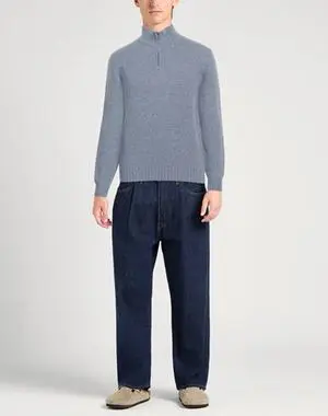 Fedeli Turtleneck Azure Size Wool, Cashmere