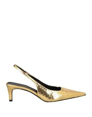 Sandro Leather Slingback Pumps