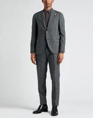 LARDINI Suit Size Wool, Polyester