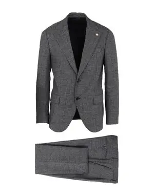 LARDINI Suit Size Wool, Polyester