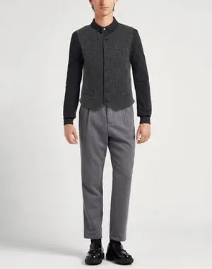 Emporio Armani Tailored Vest In Virgin Wool Blend