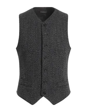 Emporio Armani Tailored Vest In Virgin Wool Blend