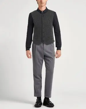 Emporio Armani Tailored Vest In Virgin Wool Blend