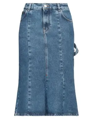 Pinko Flared Denim Skirt