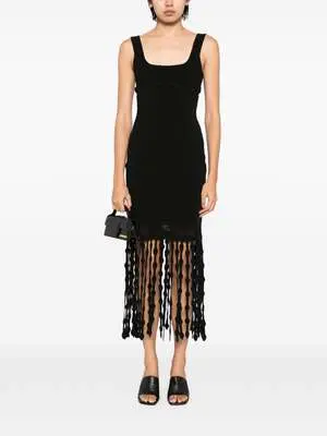 Simkhai Signa Midi Dress - Black