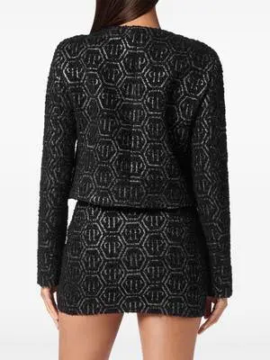 Philipp Plein Monogram Tweed Jacket