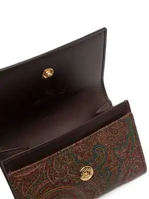 Etro Pegaso-motif Paisley Wallet
