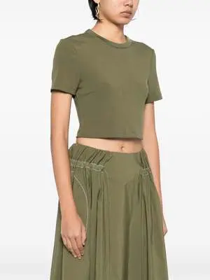 Simkhai Cinta Ribbed Cropped Top