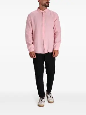 BOSS Logo-embroidered Shirt - Pink