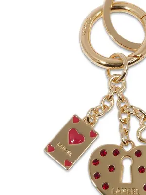 LANCEL Crush Crystal-embellished Keyring
