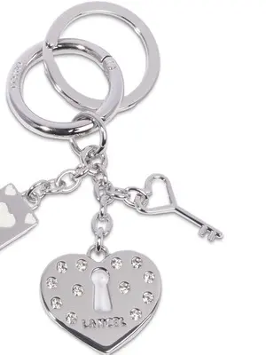 LANCEL Crush Crystal-embellished Keyring