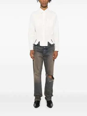 JUNTAE KIM Square Petal Corset Shirt