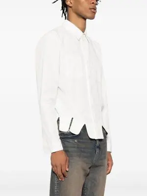 JUNTAE KIM Square Petal Corset Shirt