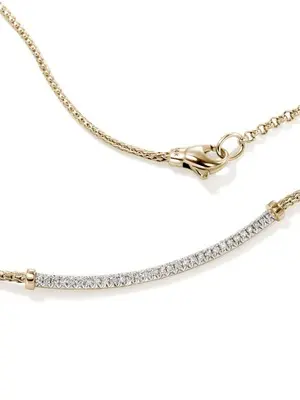 John Hardy 14kt Yellow Jh Essential Diamond Necklace