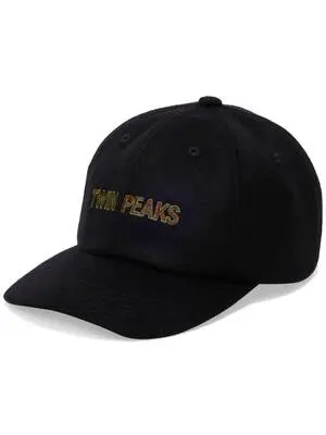 Undercover Embroidered Twin Peaks Cap - Black