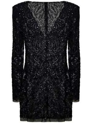 ROOM76 Sequin-embellished Mini Dress