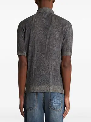 Etro Paisley-print Polo Shirt