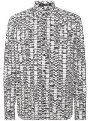 Philipp Plein Monogram-print Shirt
