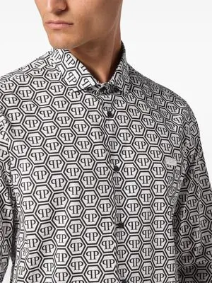 Philipp Plein Monogram-print Shirt